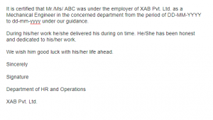 Experience Letter – Format, Samples, and Templates | AdmitKard